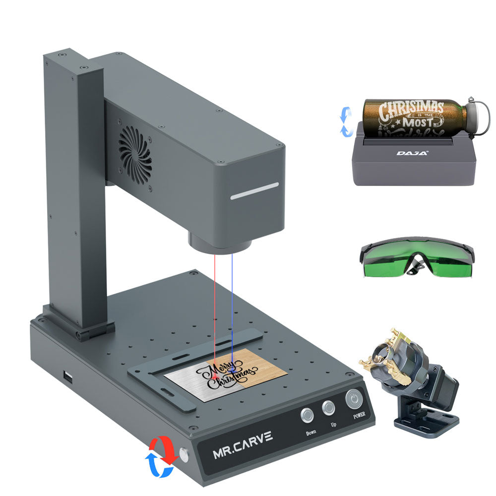 Dual-Laser Fiber Engraving Machine Portable Metal Engraver